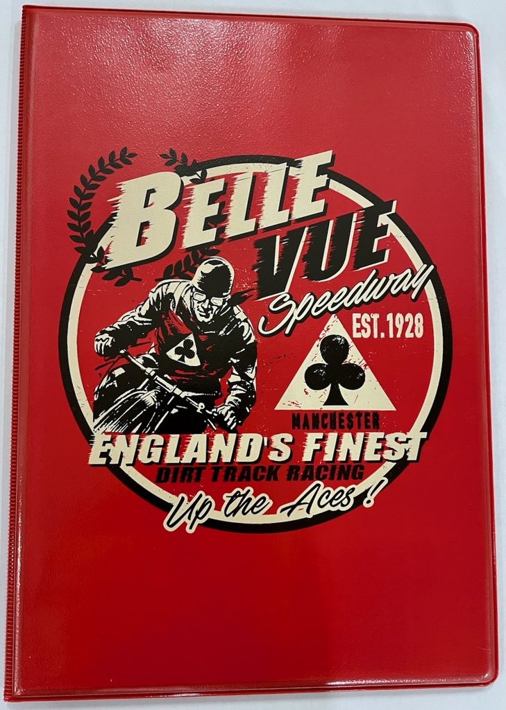 Programme Board - Retro Design | Belle Vue Speedway